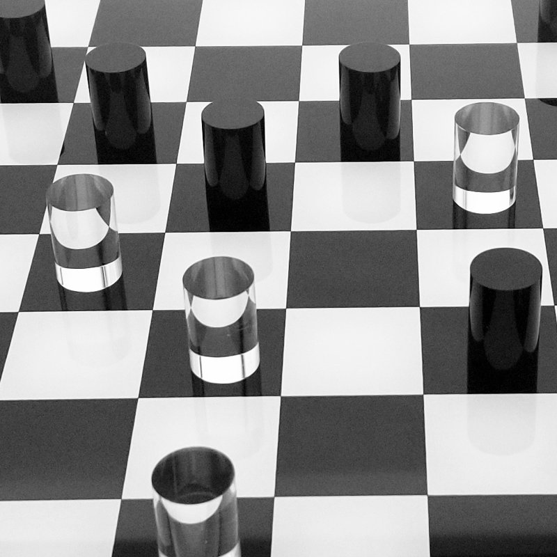 Vandue Corporation Ondisplay 3D Luxe Acrylic Checkers & Reviews | Wayfair