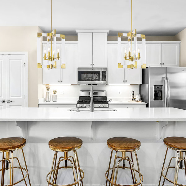 Mercer41 Brighi Mercer41 4-Light Candle Style Lantern Rectangle ...