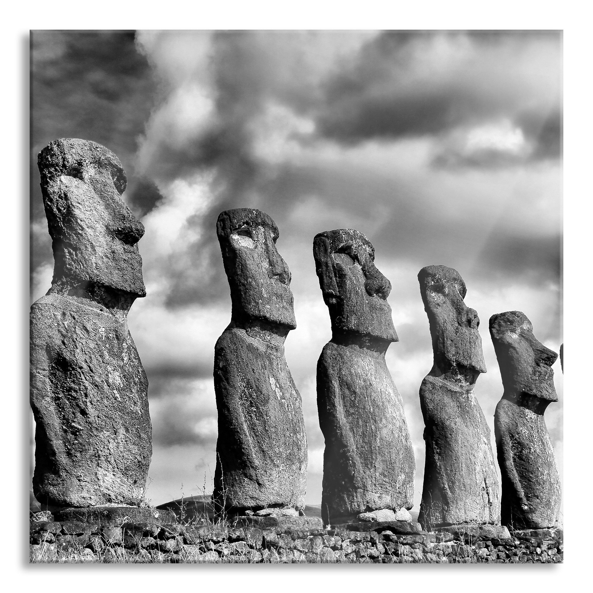Union Rustic Moai Statues on Easter Island - Unframed Photograph on ...
