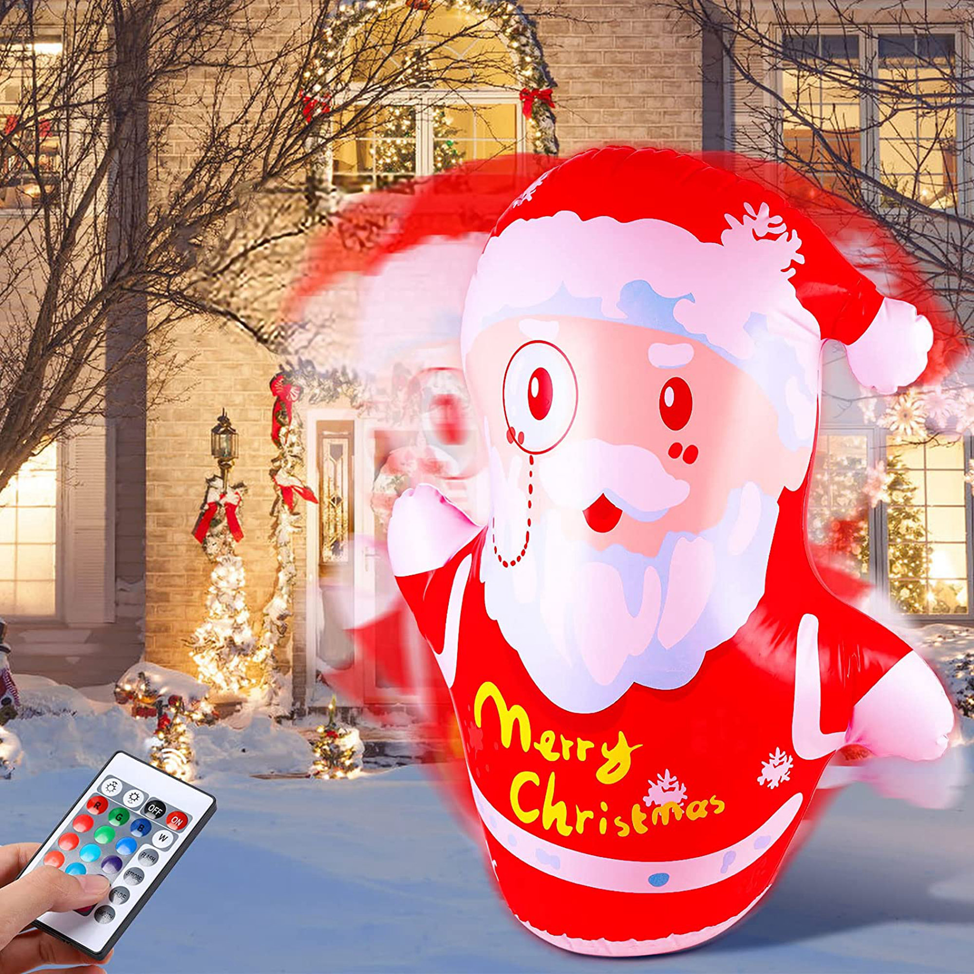 The Holiday Aisle® Inflatable Solar Lamp | Wayfair