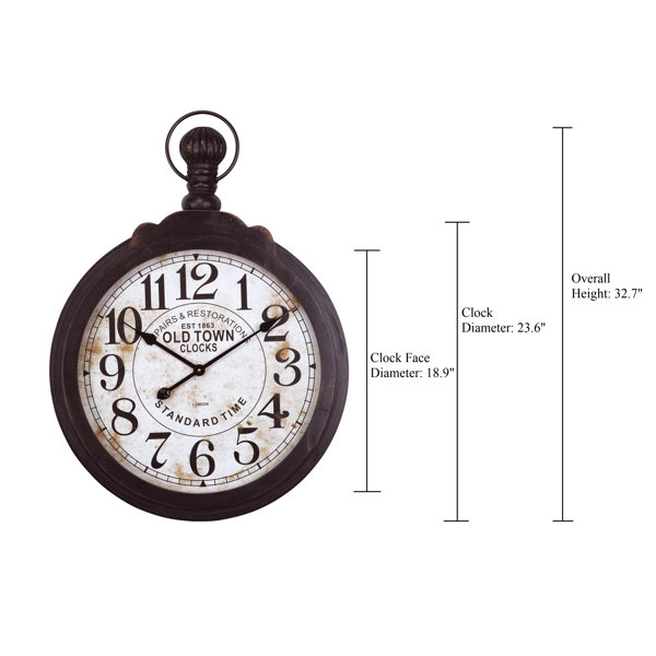 Trent Austin Design® Maness Wood Wall Clock & Reviews | Wayfair