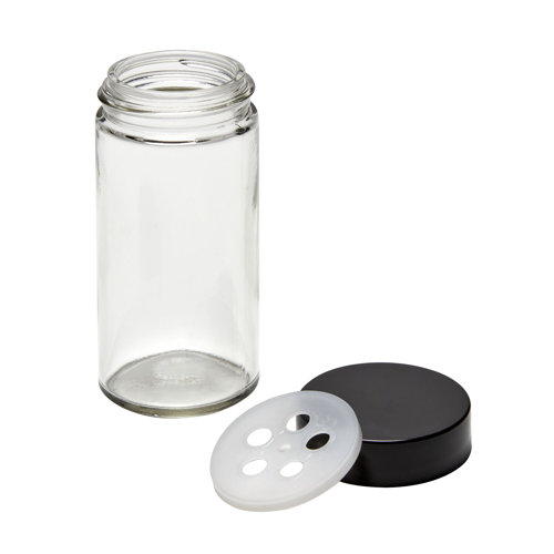 Kamenstein Empty Jars With Black Cap, Set Of 12, 3-Ounce & Reviews ...