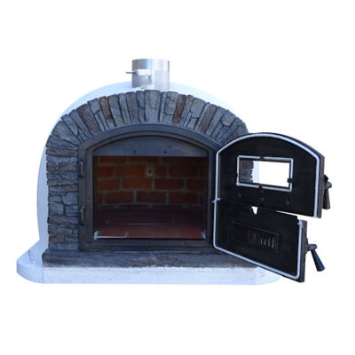 Authentic Pizza Ovens Ventura Stacked Stone Brick Pizza Oven | Wayfair