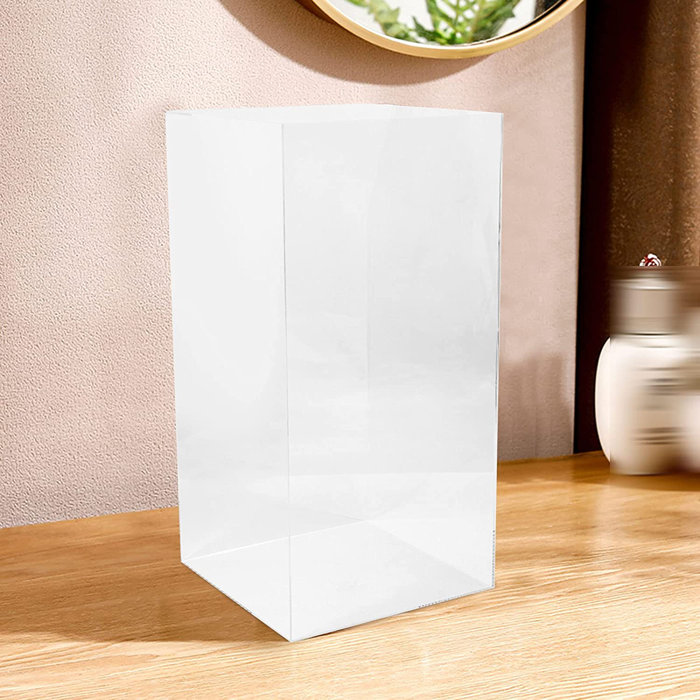 Latitude Run® Hasaan Acrylic Display Box display Cube Pedestal Art ...