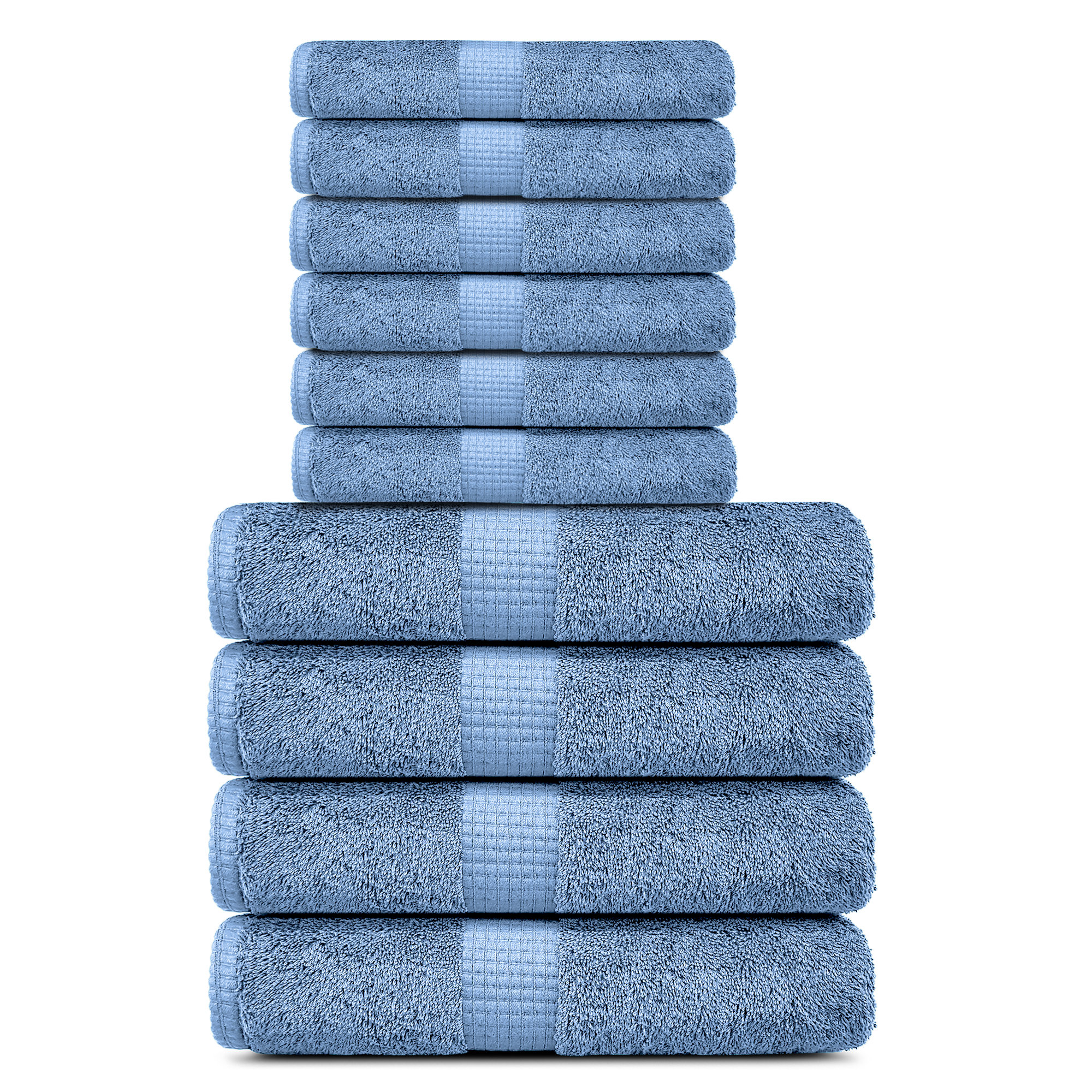 Lavish Touch 10 Piece 100% Cotton Hand Towel Set | Wayfair