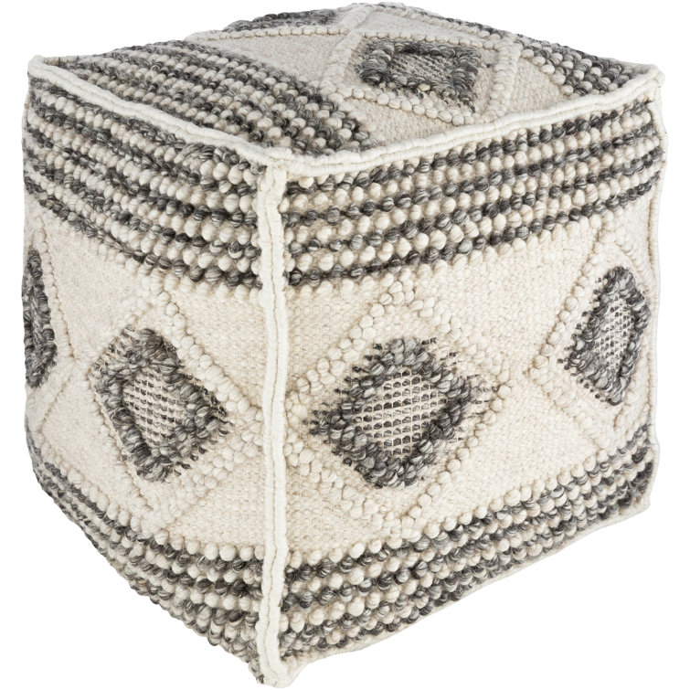 Foundry Select Keyvon Upholstered Pouf & Reviews | Wayfair