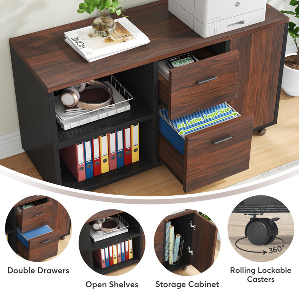 Latitude Run® Beauchesne 70.86'' Desk & Reviews | Wayfair