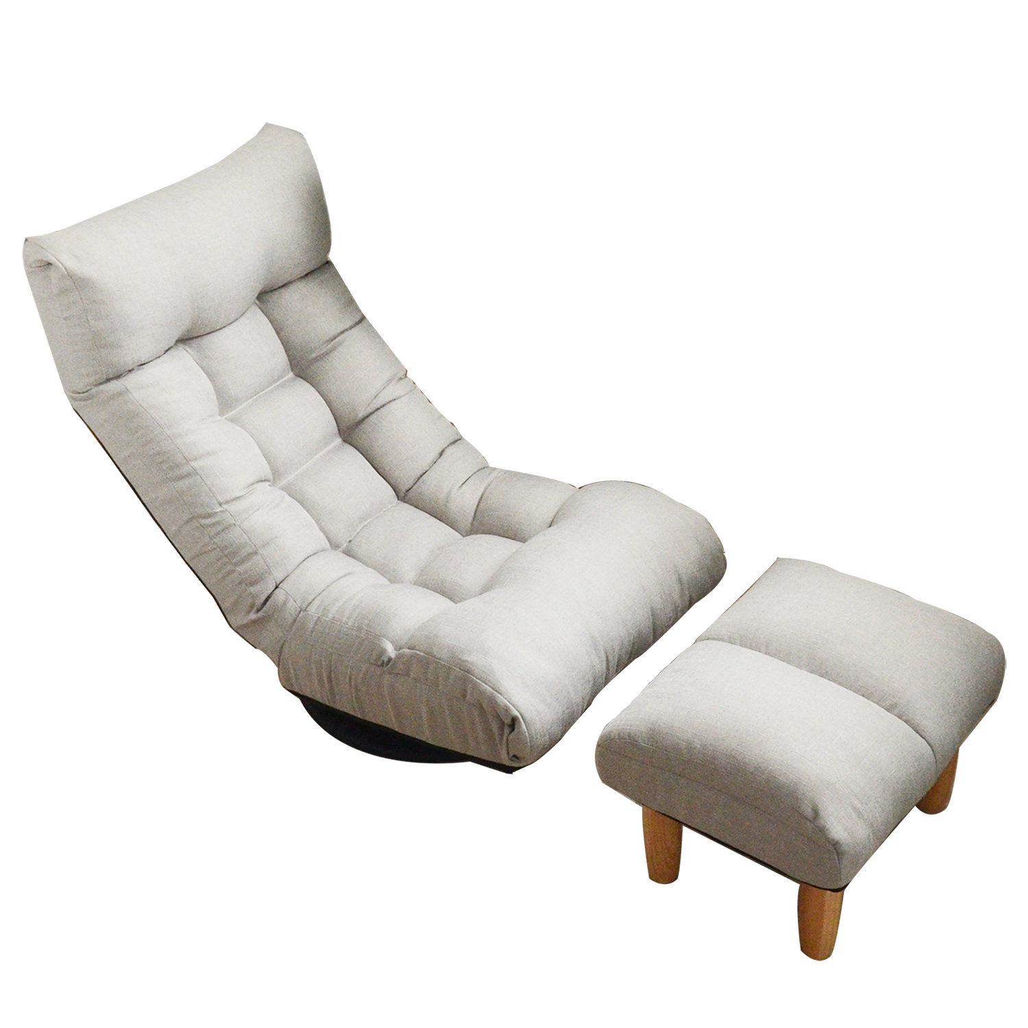 Corrigan Studio® Reclining Ergonomic Swiveling Floor Game Chair with ...