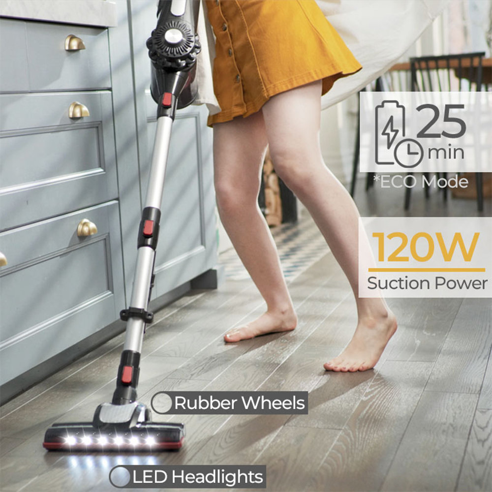 RoomieTEC Dylon Cordless Bagless Stick Vacuum & Reviews - Wayfair Canada