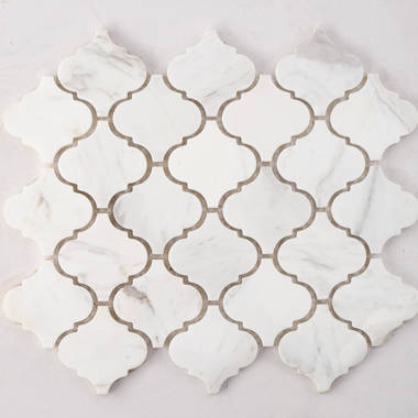 Tile & Mosaic Depot Marble Arabesque Mosaic Wall & Floor Tile | Wayfair