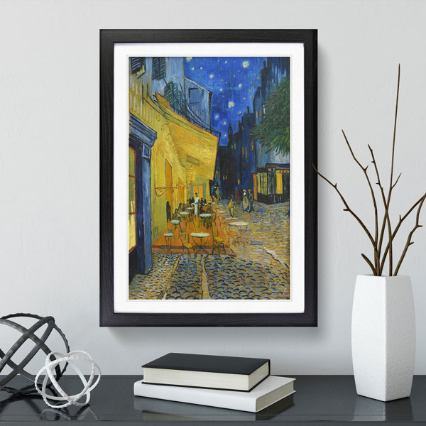 East Urban Home Cafe Terrace at Night by Vincent Van Gogh - Picture ...