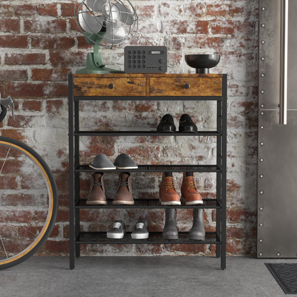 Steelside™ 12 Pair Shoe Rack & Reviews | Wayfair