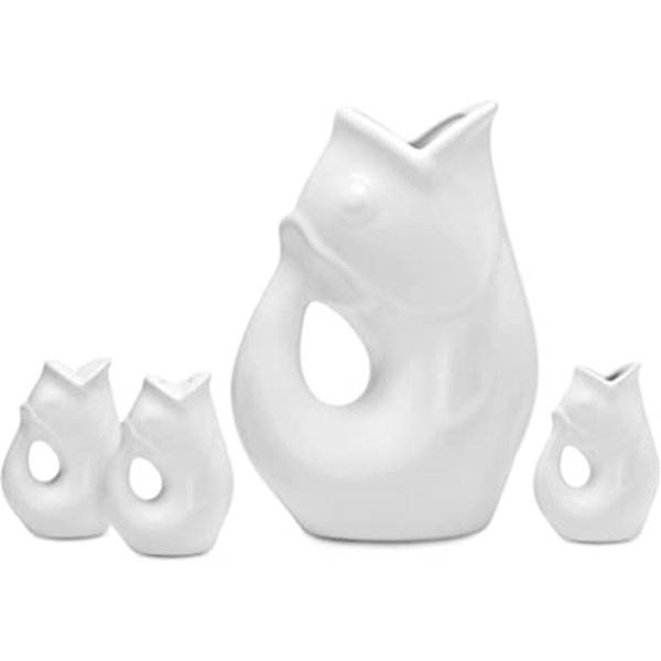 GurglePot Gurgle Pot Pitcher - 4 PC Collection - 1 Extra Large, 1 Small ...