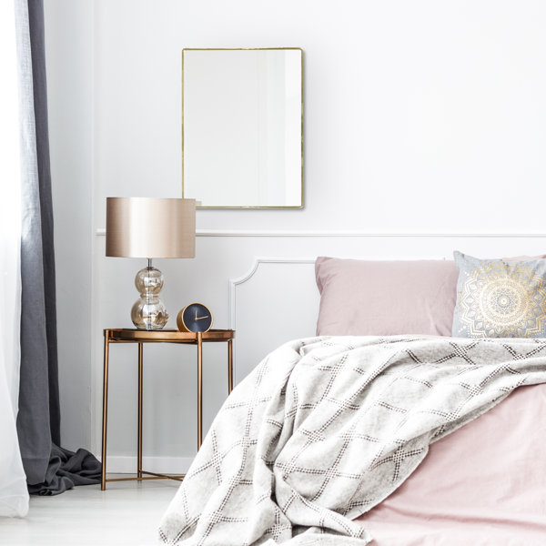 Greyleigh™ Irven Rectangle Metal Wall Mirror & Reviews | Wayfair