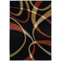 Ebern Designs Dov Abstract Area Rug in Black & Reviews | Wayfair