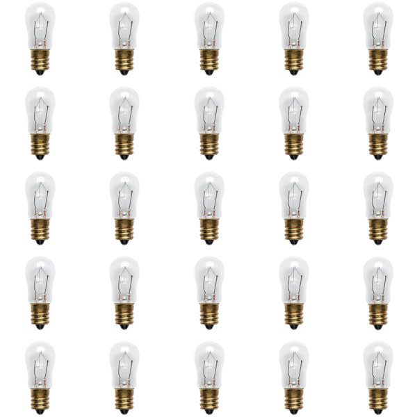 Candex Lighting 6 Watt Incandescent, Dimmable Light Bulb, Warm White ...