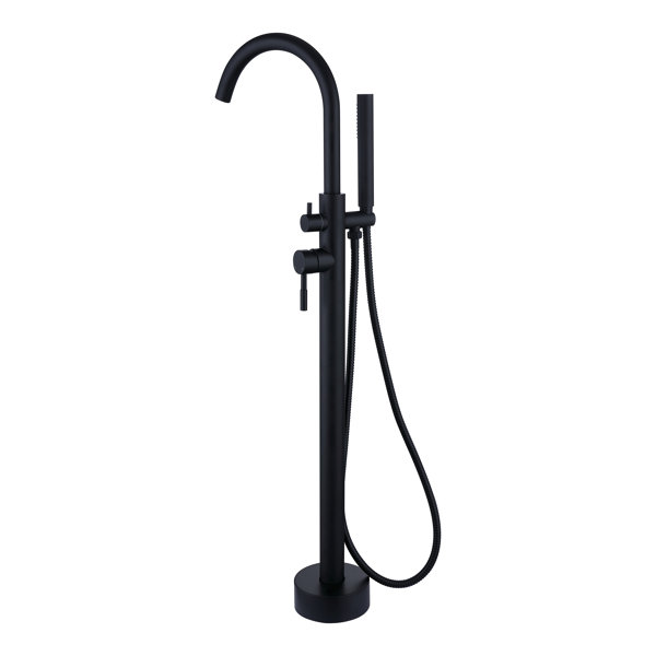Averen Inc Kebo Double Handle Floor Mounted Freestanding Tub Filler ...