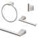 Gatco Bleu 4 - Piece Bathroom Hardware Set & Reviews | Wayfair