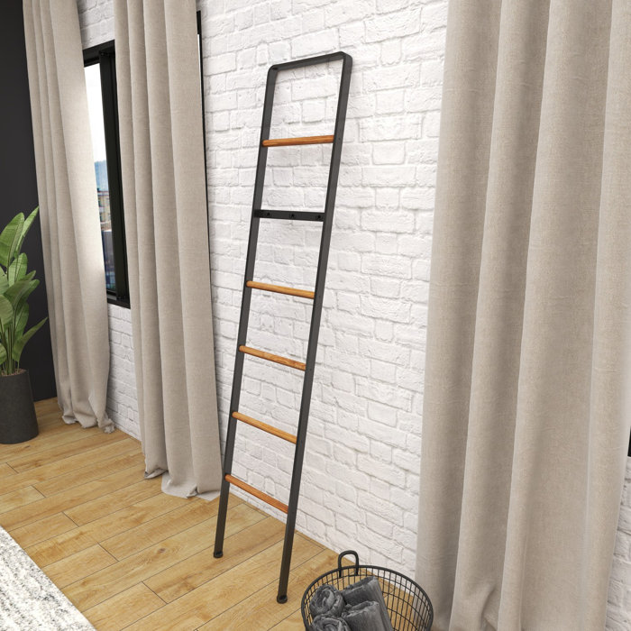 Sand & Stable Black Metal 6 Rack Ladder & Reviews | Wayfair