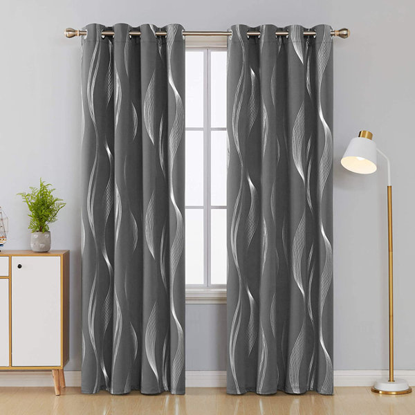 Brayden Studio® Spurgh Polyester Blackout Curtain Pair & Reviews | Wayfair