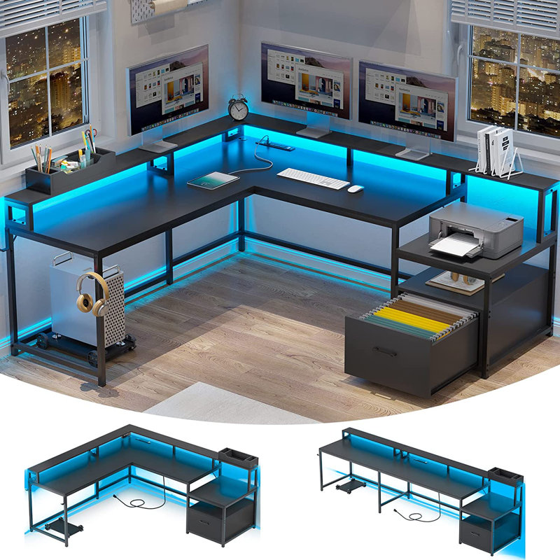 17 Stories Lelynn 19.6'' Desk & Reviews | Wayfair