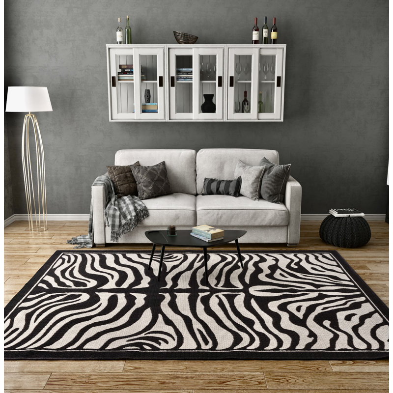 Willa Arlo Interiors Ramey Machine Woven / Power Loomed Wool White ...