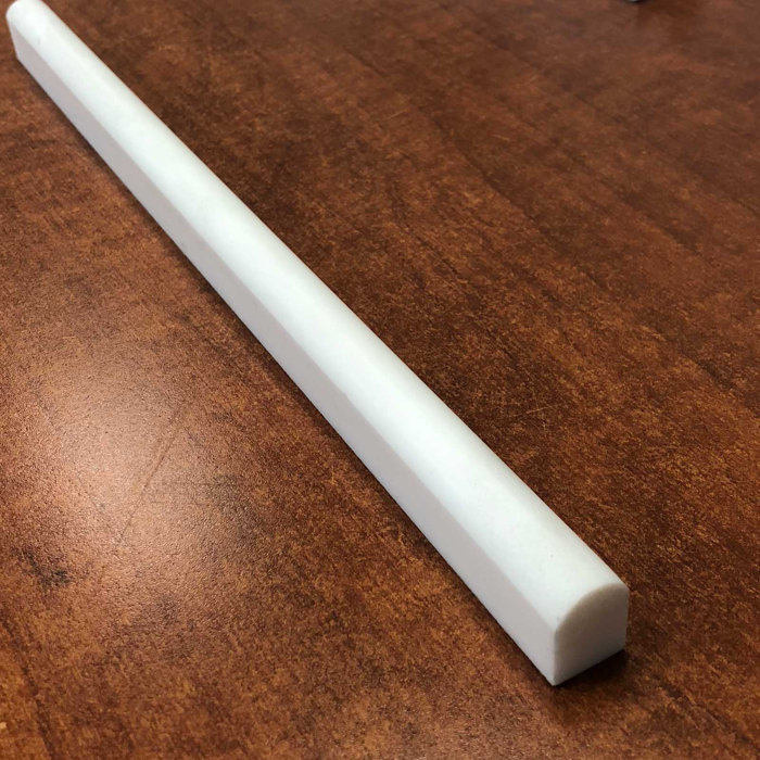 Casamode Functional Furniture 12" x 1" Marble Pencil Liner Tile Trim in ...
