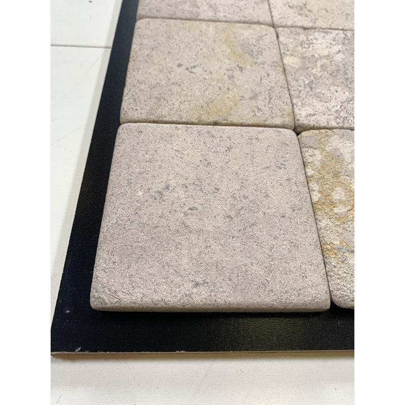 The Tile Square 4" x 4" Marble Stone Look Wall & Floor Tile | Wayfair
