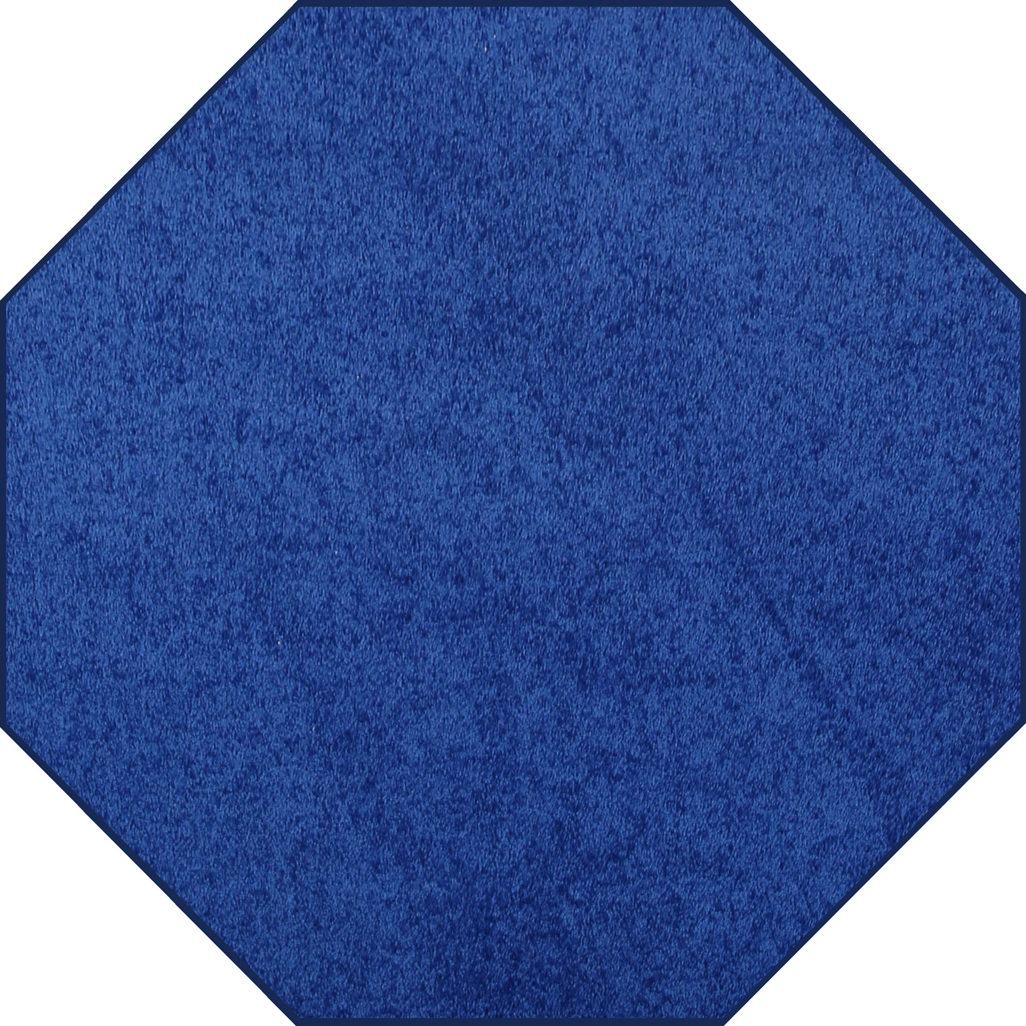 Ebern Designs Solid Color Octagon Shape Area Rugs Neon Blue Octagon ...