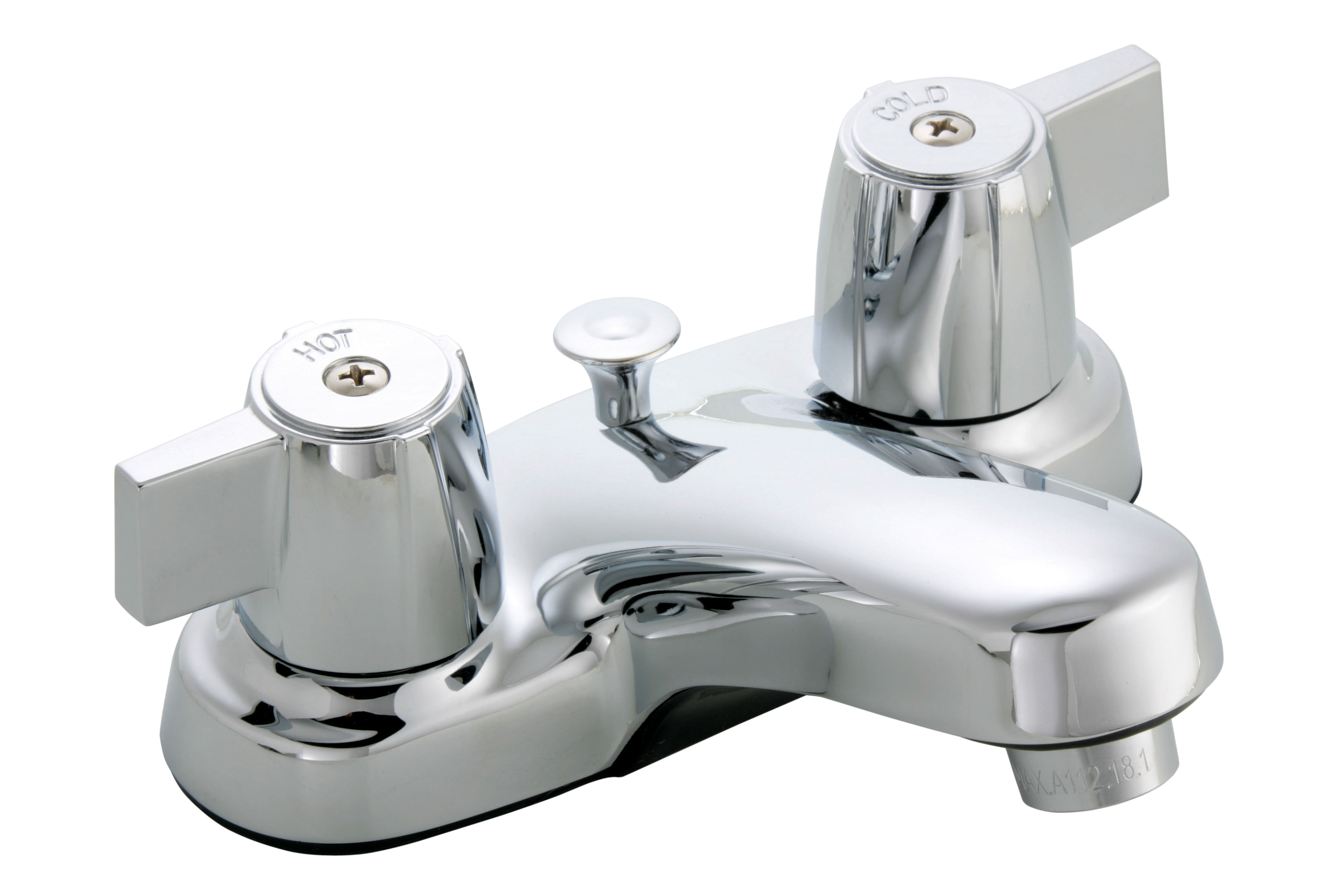Banner Faucets Centerset Faucet 2-handle Bathroom Faucet with Drain ...