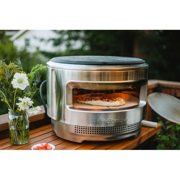 Solo Stove Stainless Steel Freestanding Pizza Oven in Silver | Wayfair