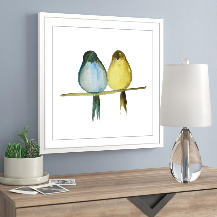 Andover Mills™ Lovebirds by Lindsay Megahed - Picture Frame Print ...