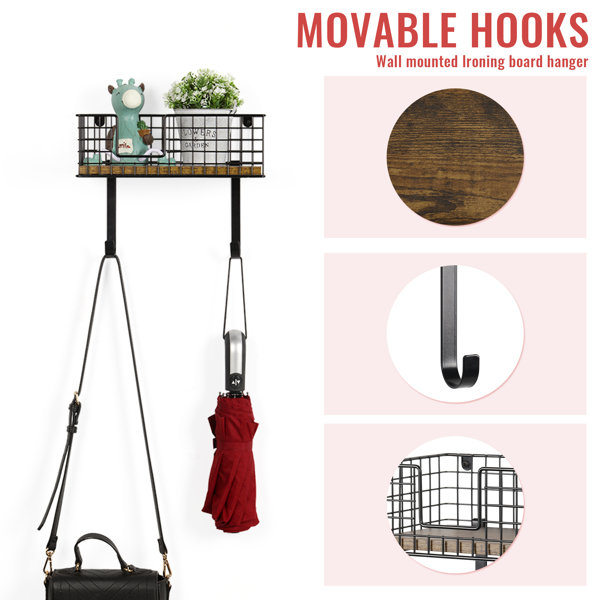 Haitral Wall Mounted Iron Holder & Reviews | Wayfair