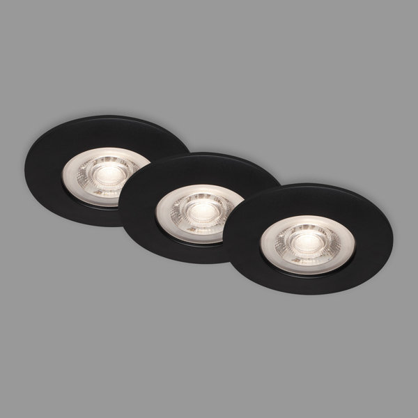 Metro Lane Rohit 9cm LED Multi-Spotlight Recessed Lighting Kit ...