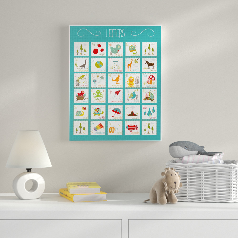 Viv + Rae Emery 'Alphabet Letter Chart' Graphic Art Print | Wayfair