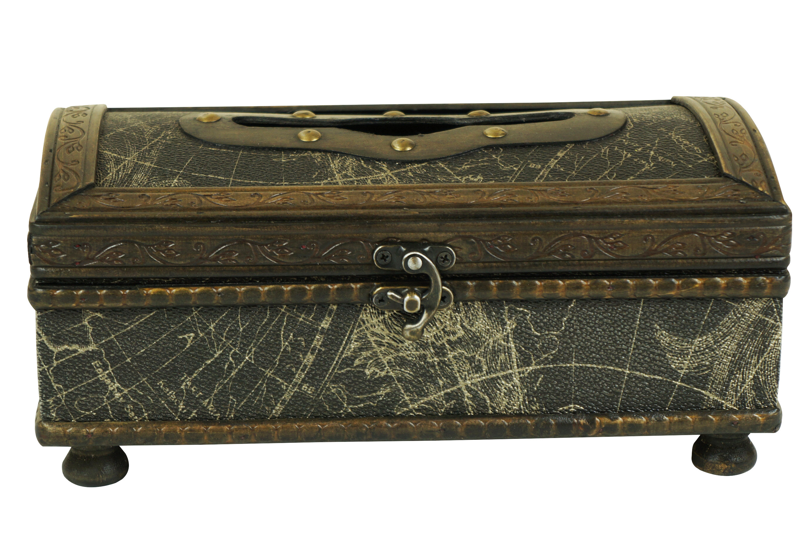 Astoria Grand Tamez World Map Tissue Box & Reviews | Wayfair