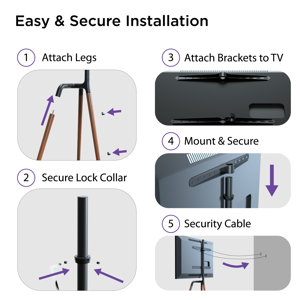 ProMounts Swivel Floor Stand TV Mount for 47" - 72" Screens & Reviews ...