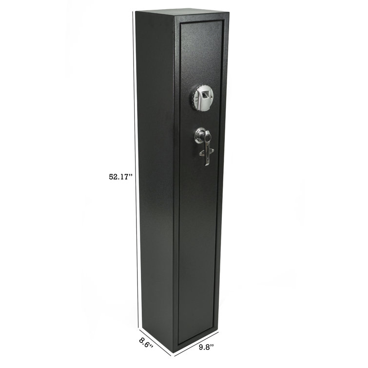 J&J Global LLC Real Work Slim Gun Safe with Biometric Lock & Reviews ...