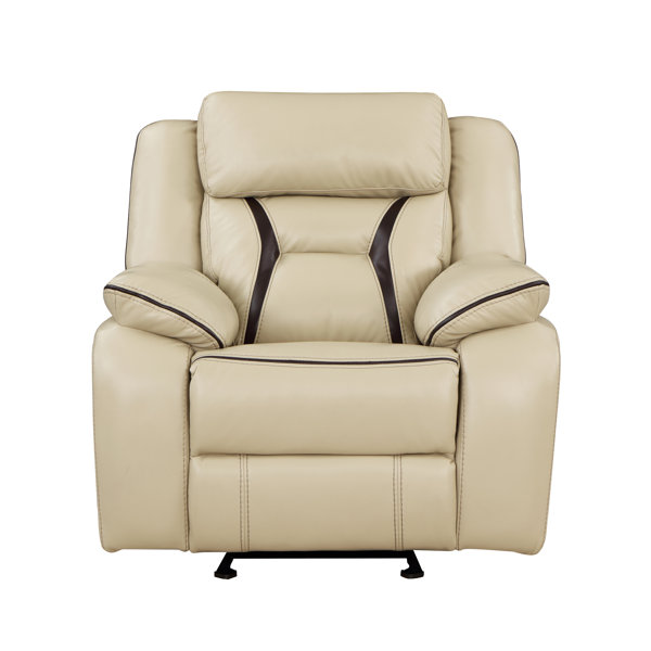 Latitude Run® 40" Wide Faux Leather Manual Standard Recliner | Wayfair