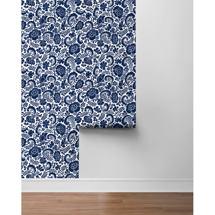 Winston Porter Heyab Peel & Stick Paisley Wallpaper | Wayfair