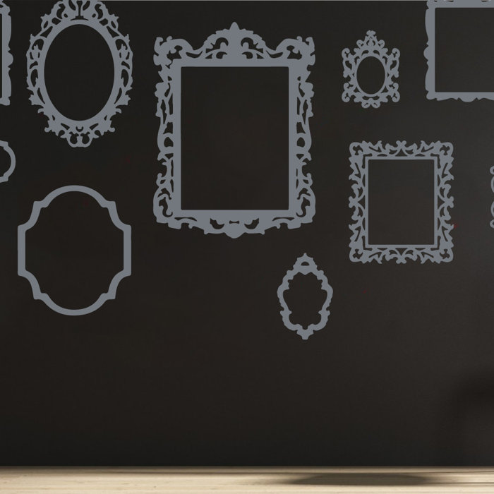 The Decal Guru Antique Picture Frames Wall Decal & Reviews - Wayfair Canada