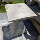 17 Stories Nordt Concrete Outdoor Side Table & Reviews | Wayfair