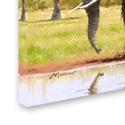 Trademark Art The Macneil Studio Elephant by The Macneil Studio - Print ...