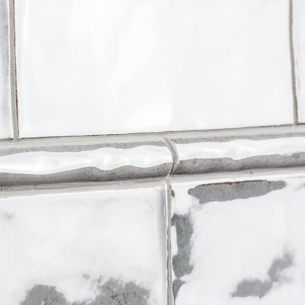 Ivy Hill Tile Moze 12" x 0.75" Ceramic Pencil Liner Tile Trim in Gray ...