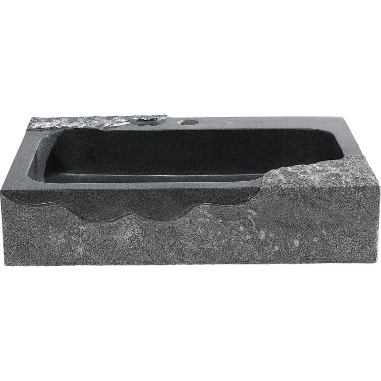 AA Warehousing Jaki Stone Rectangular Vessel Bathroom Sink & Reviews ...