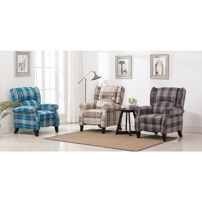Three Posts Lynnwood Upholstered Manual Recliner & Reviews | Wayfair.co.uk