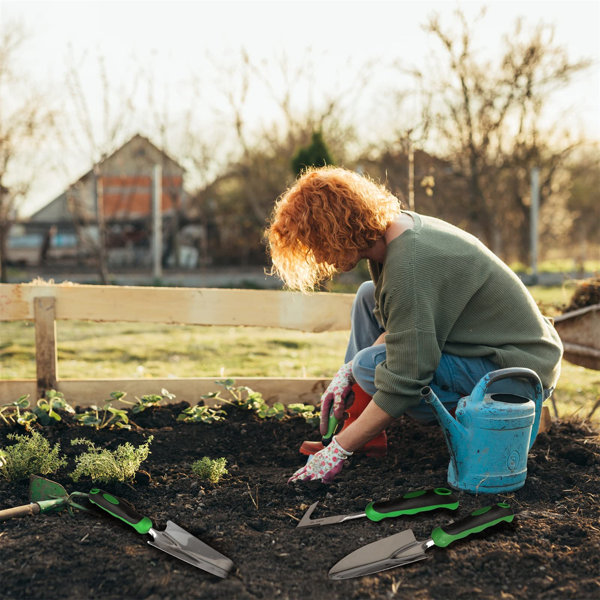 BTERAZ Garden Tool Set, 87 Pieces Heavy Duty Garden Tools Starter Kit ...