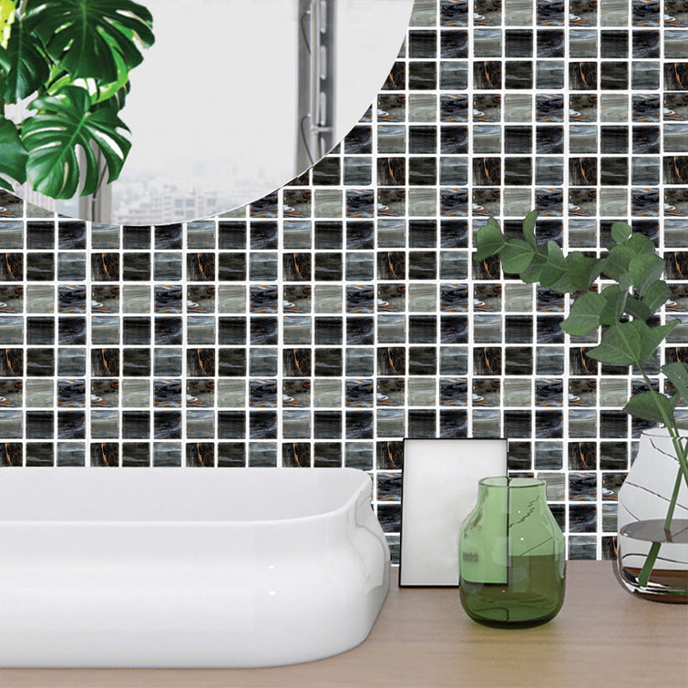 Ivy Bronx Tillery 10cm x 10cm PVC Mosaic Tile & Reviews | Wayfair.co.uk