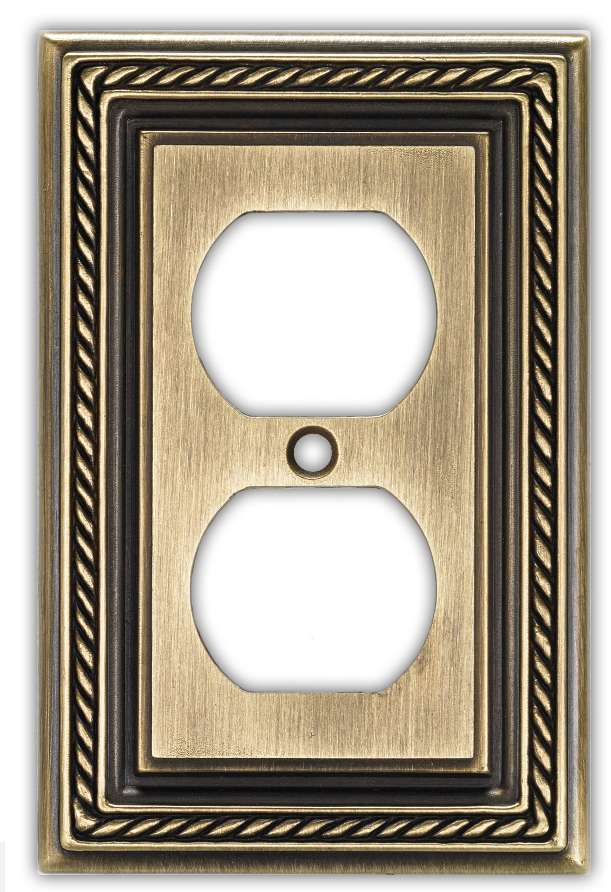 ClaireDeco Nautica 2-Gang Duplex Outlet Wall Plate | Wayfair