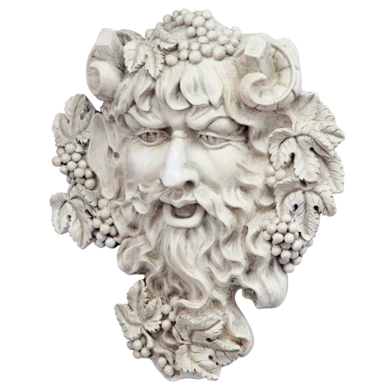 Design Toscano Bacchus God of Wine Greenman Wall Décor & Reviews | Wayfair